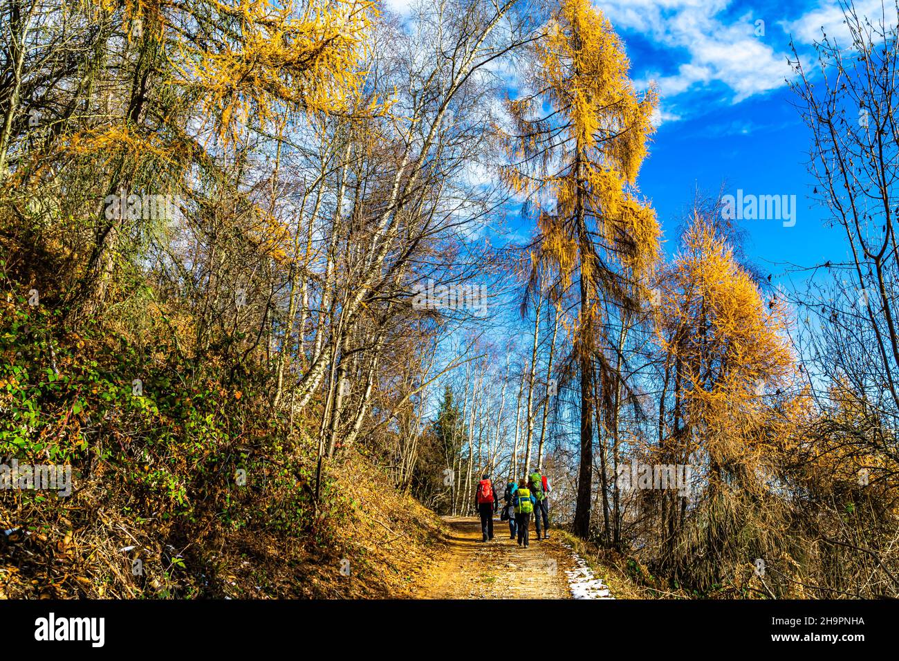 When the days get shorter, the peaks of the mountains are tinged with ...