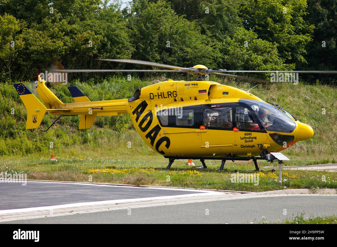 ADAC Rescue Helicopter Stock Photo - Alamy