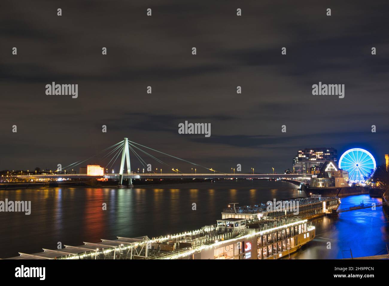 Severinsbruecke, Severinbridge ,Cologne ,Christmas market, ferris wheel ...