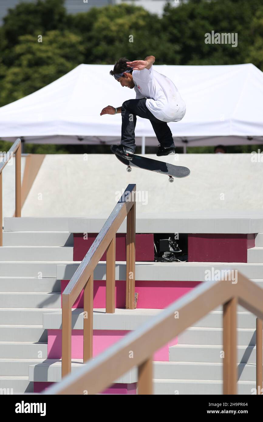 JULY 25th, 2021 - TOKYO, JAPAN: Micky PAPA of Canada in action during ...