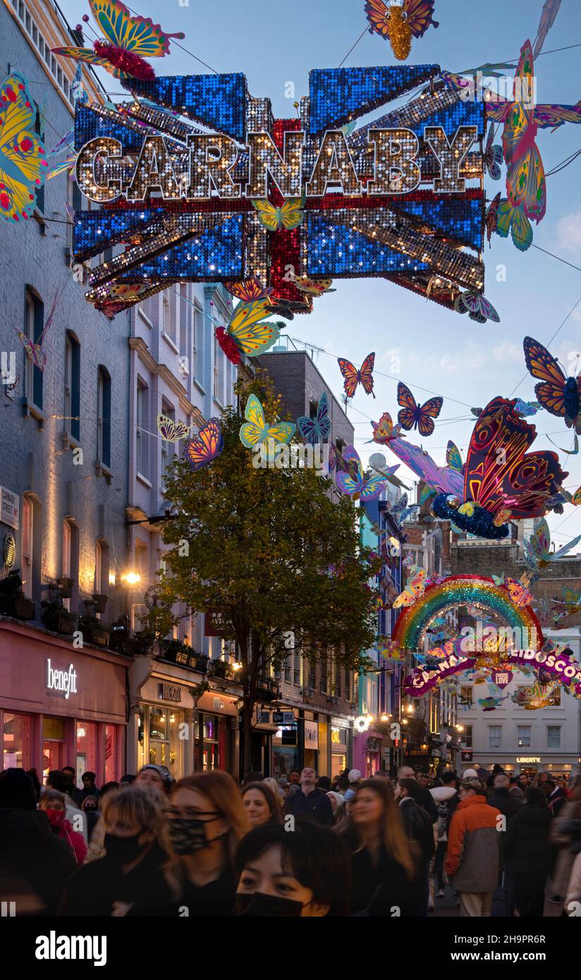 Carnaby street london landmarks hi-res stock photography and images - Alamy