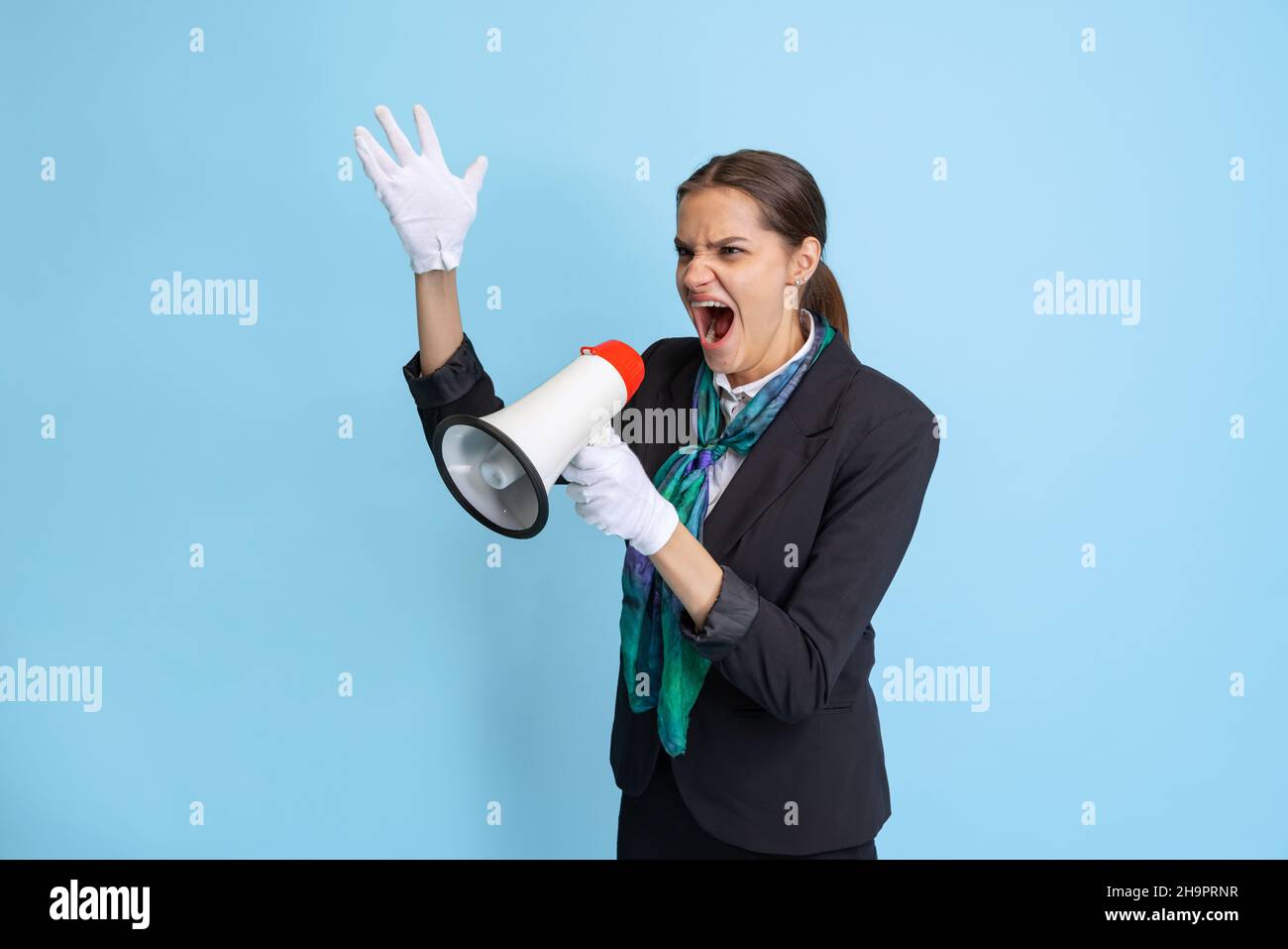Neckerchief cabin crew hi-res stock photography and images - Alamy