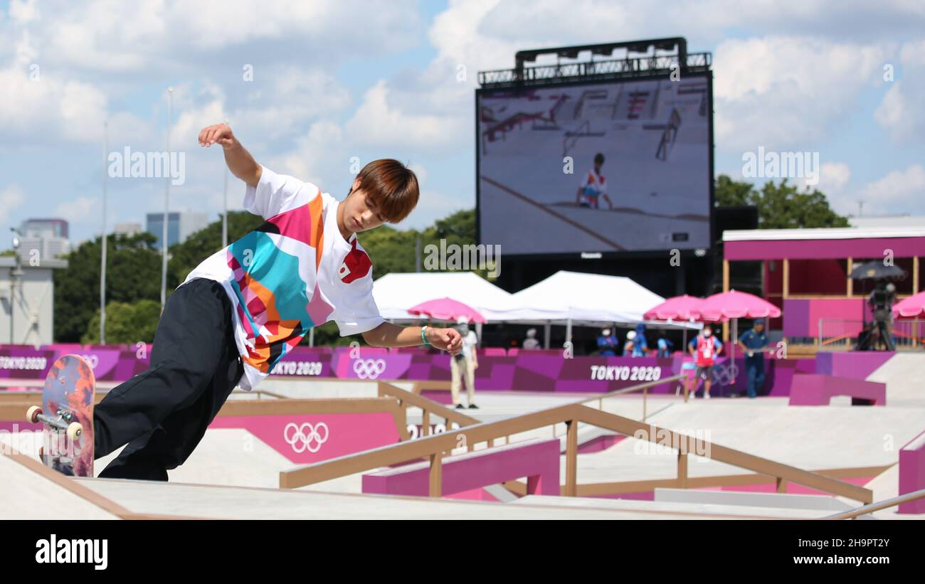 JULY 25th, 2021 - TOKYO, JAPAN: HORIGOME Yuto of Japan in action during ...