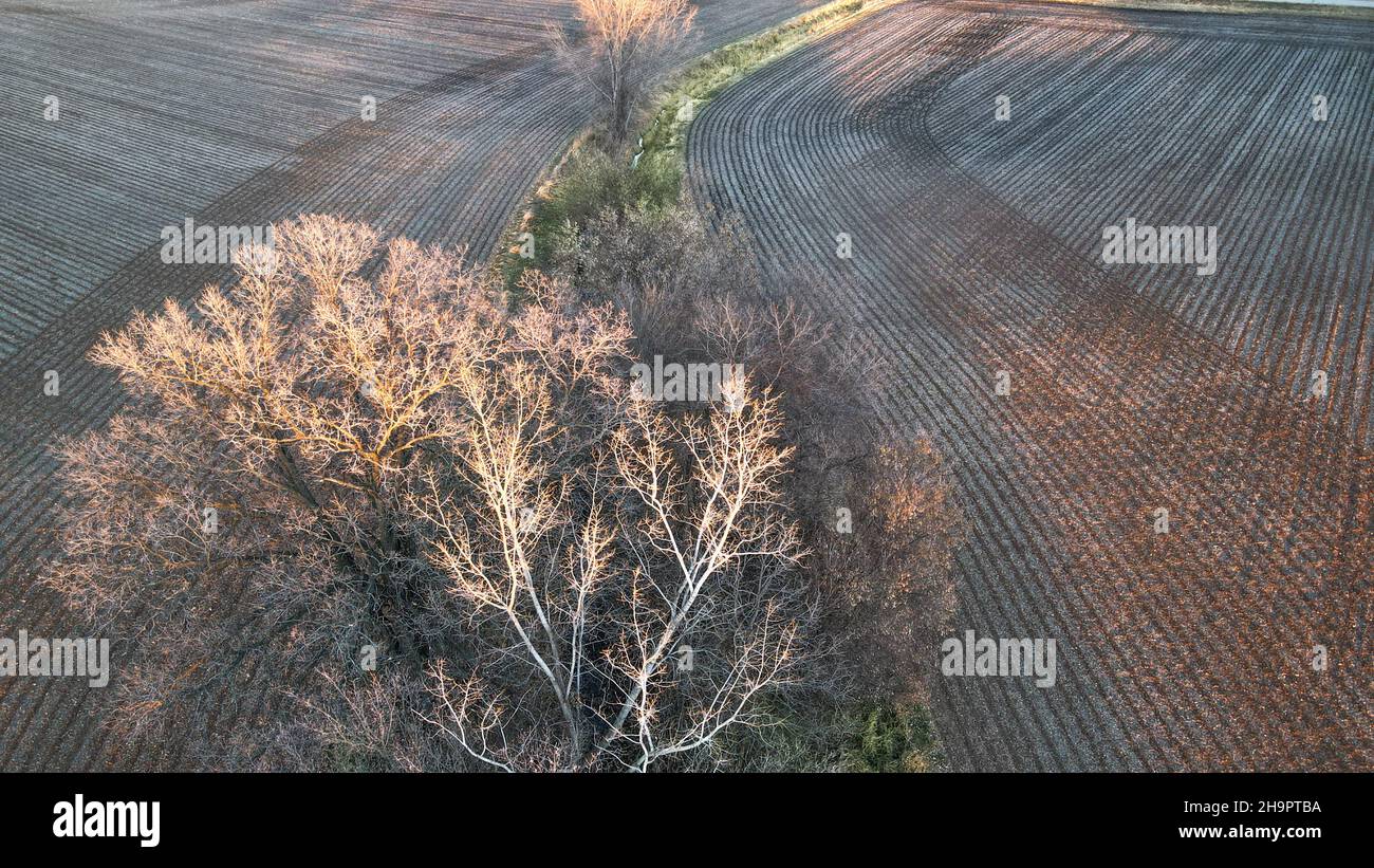 Agricultural Fields in Rural in Wisconsin Stock Photo - Alamy