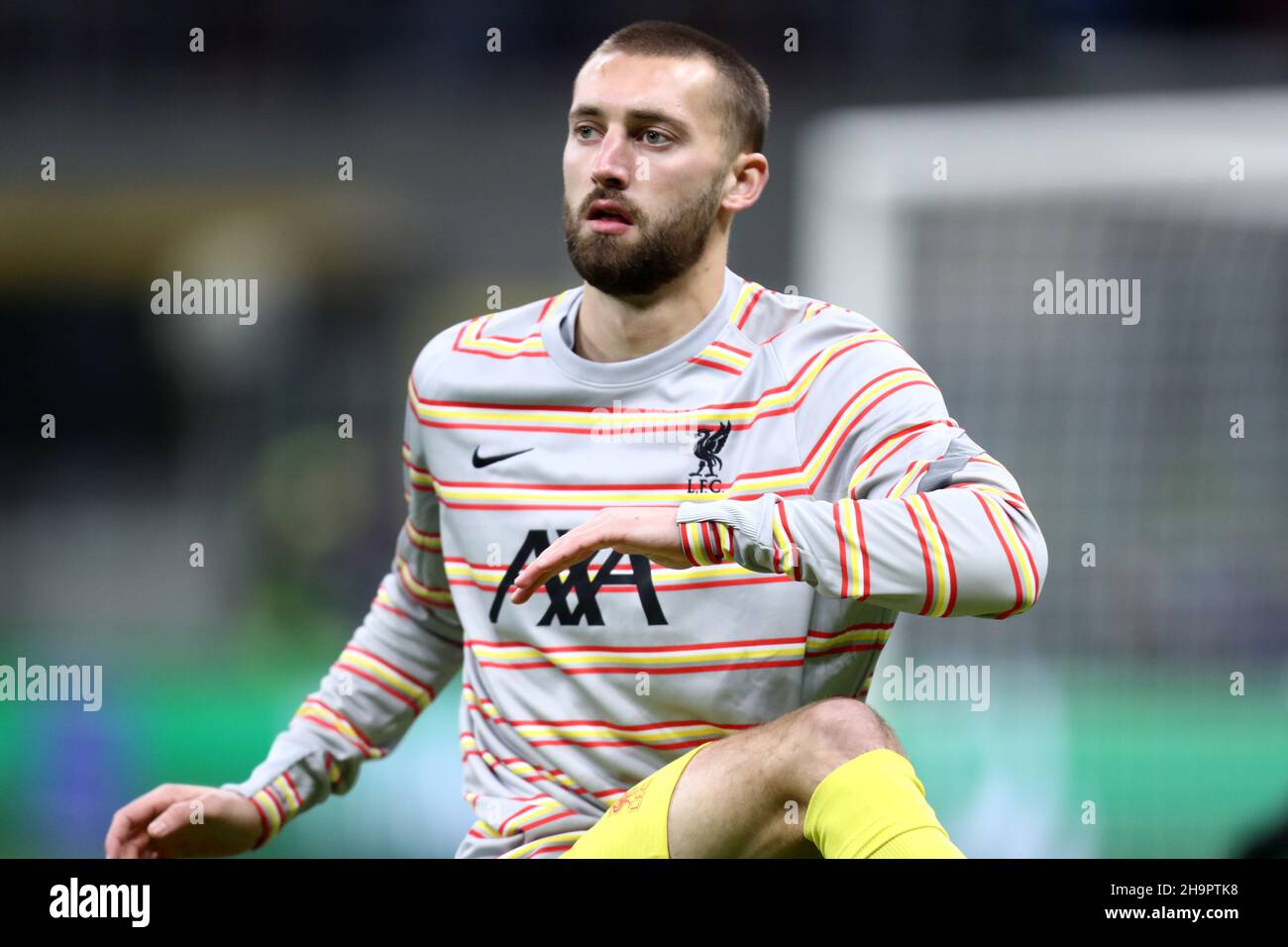Milan, Italy . December 7, 2021, Nathaniel Phillips of Liverpool Fc ...