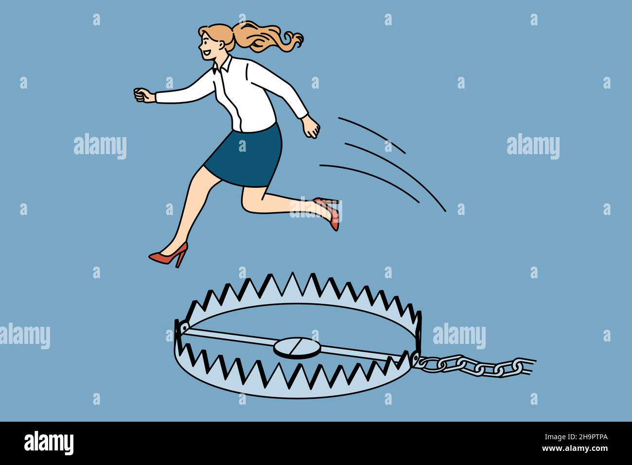 Trap door cartoon hi-res stock photography and images - Alamy