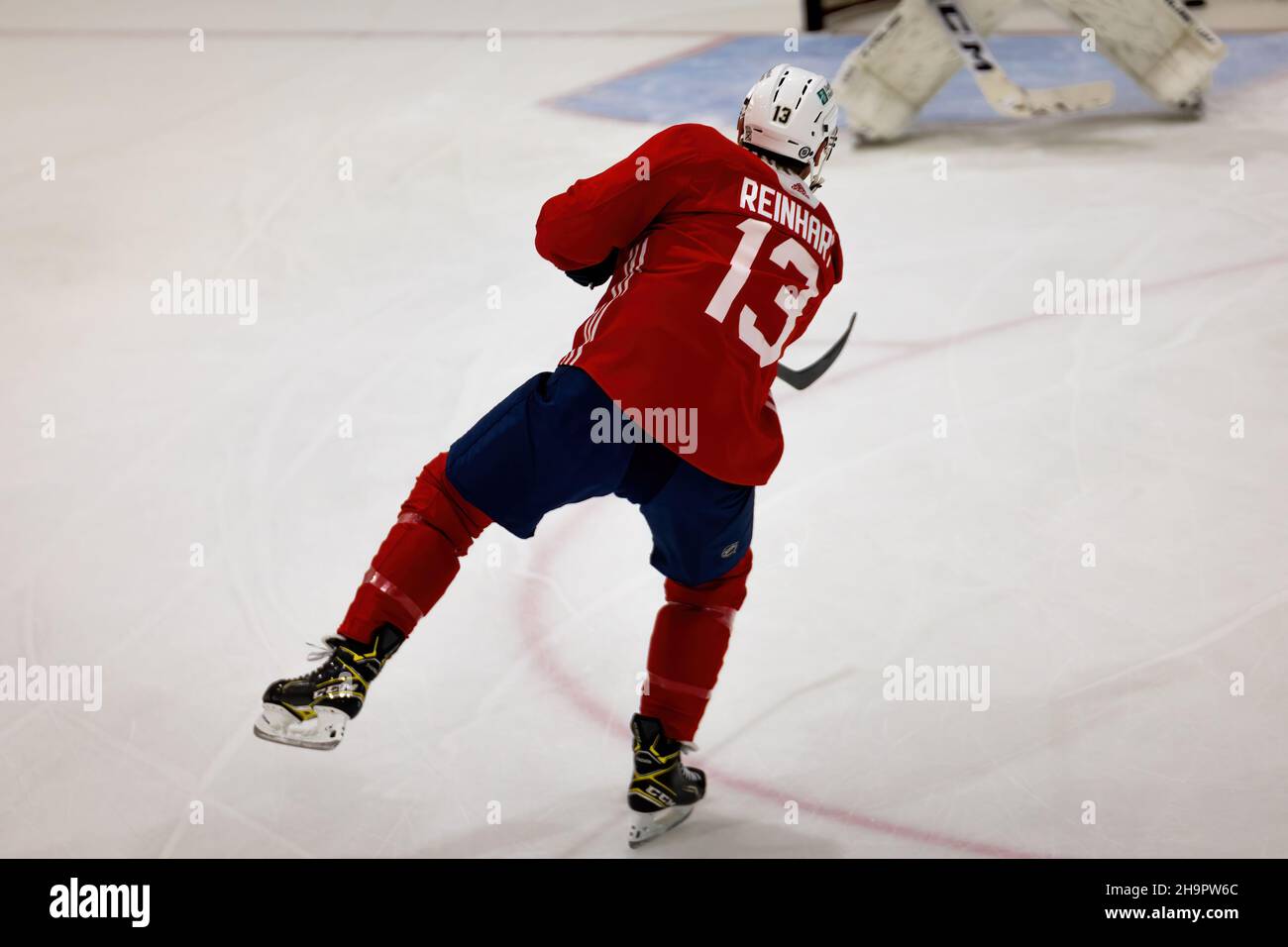 Florida Panthers team during morning practice session at Florida ...