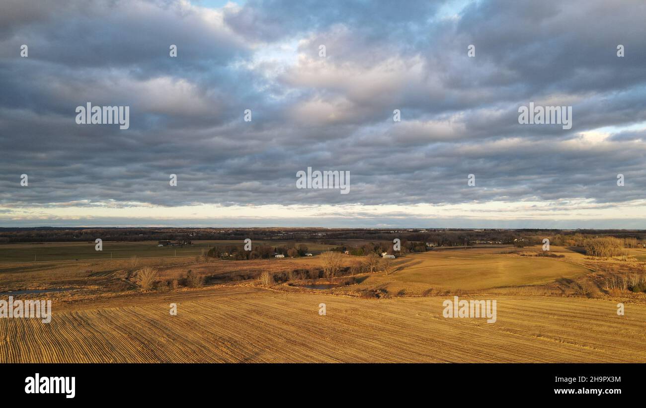 Landscape sky and rural farms with nature hi-res stock photography and ...