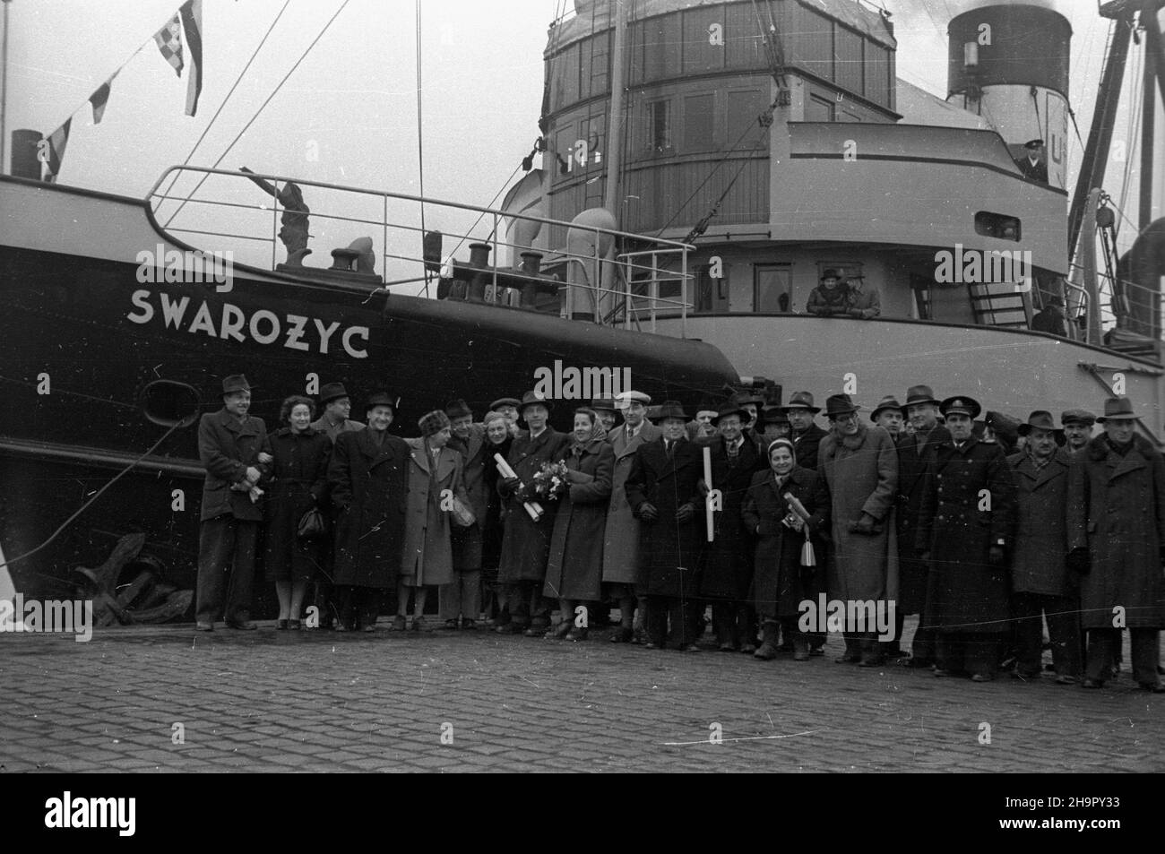 Szczecin, 1949-03-14. W ramach Tygodnia PrzyjaŸni Polsko ...