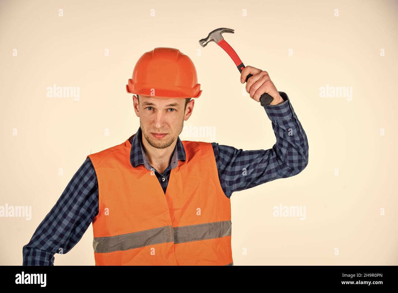 Man with the blockhead hi-res stock photography and images - Alamy
