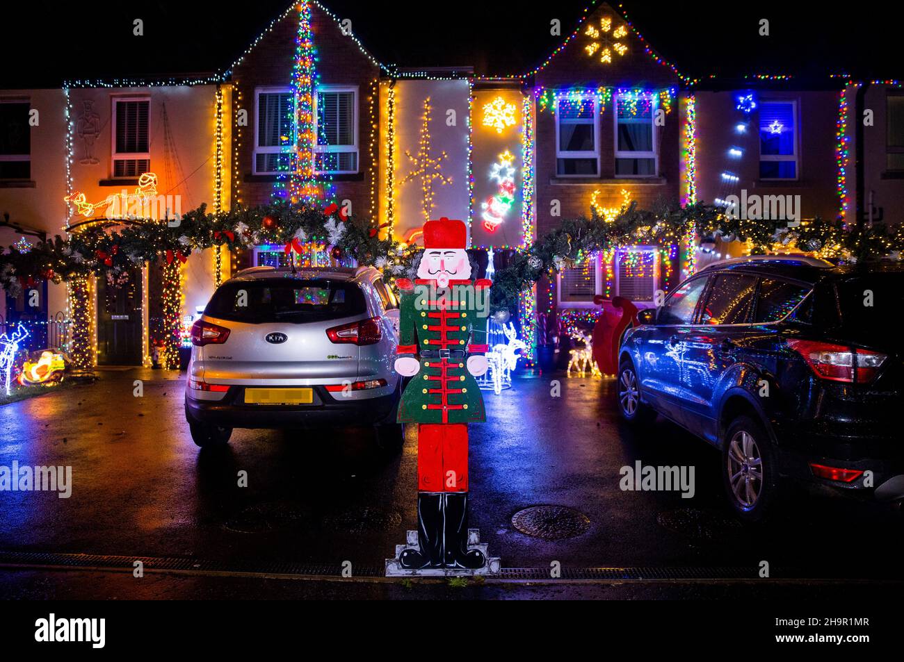 NUMBERPLATES PIXELATED BY PA PICTURE DESK Residents of Racecourse Drive ...