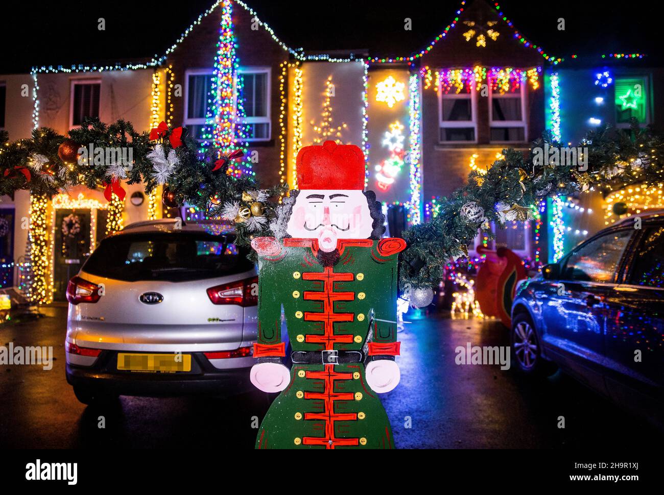 NUMBERPLATES PIXELATED BY PA PICTURE DESK Residents of Racecourse Drive ...