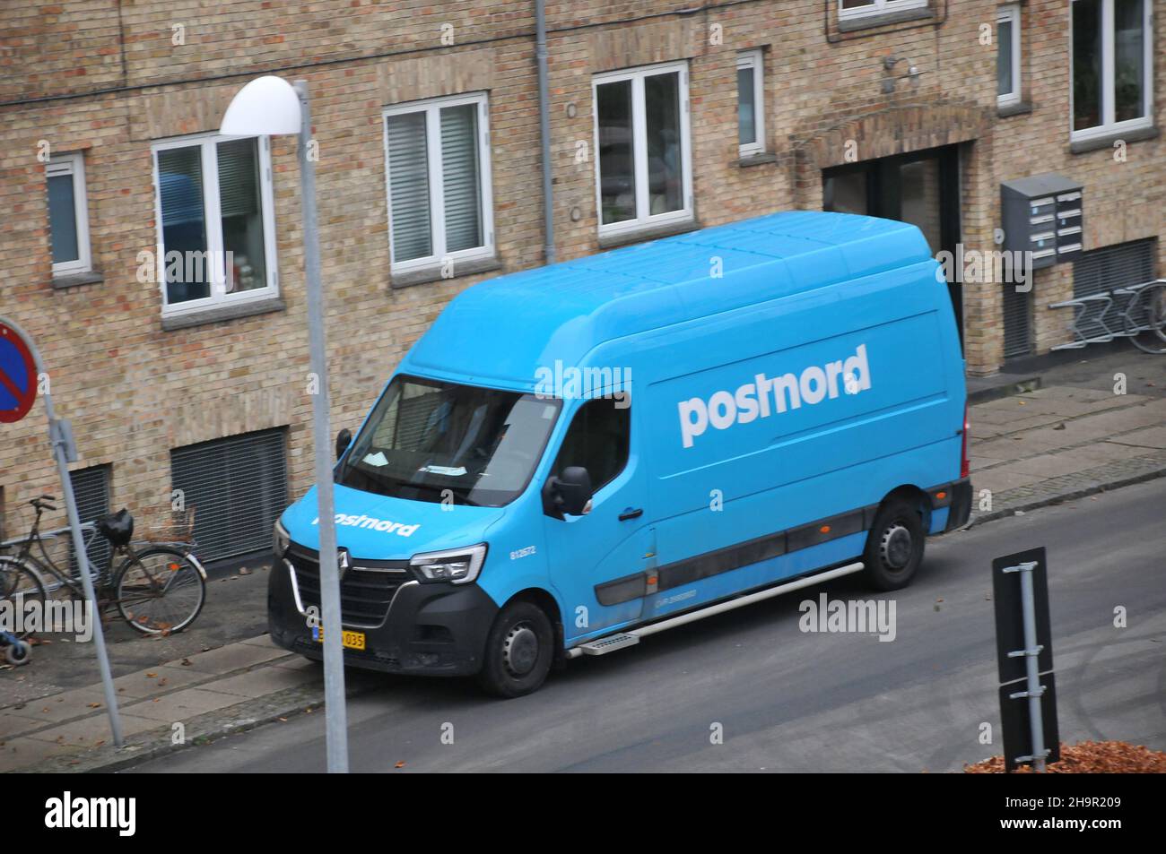 Copenhagen/Denmark./08 December 2021/ Danish-Swedish advenutre Postnord ...