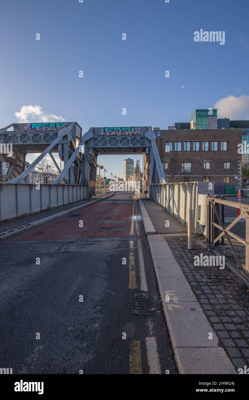Sherzer rolling lift bridges hi-res stock photography and images - Alamy