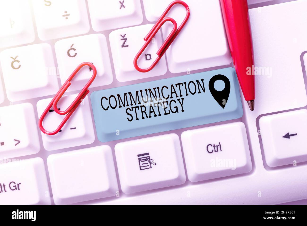 Inspiration showing sign Communication Strategy. Business showcase ...