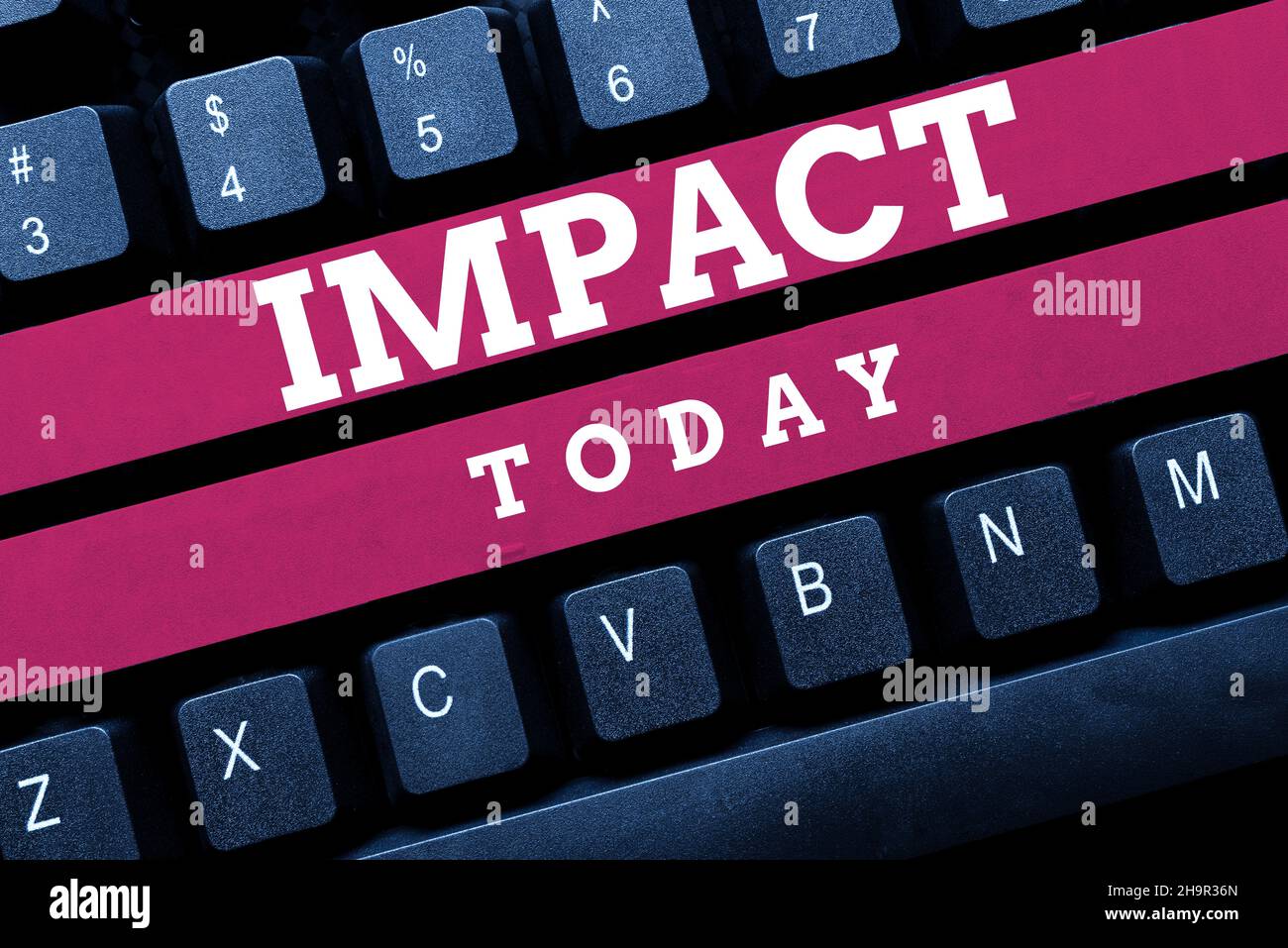 Sign displaying Impact. Business concept action of one object coming ...