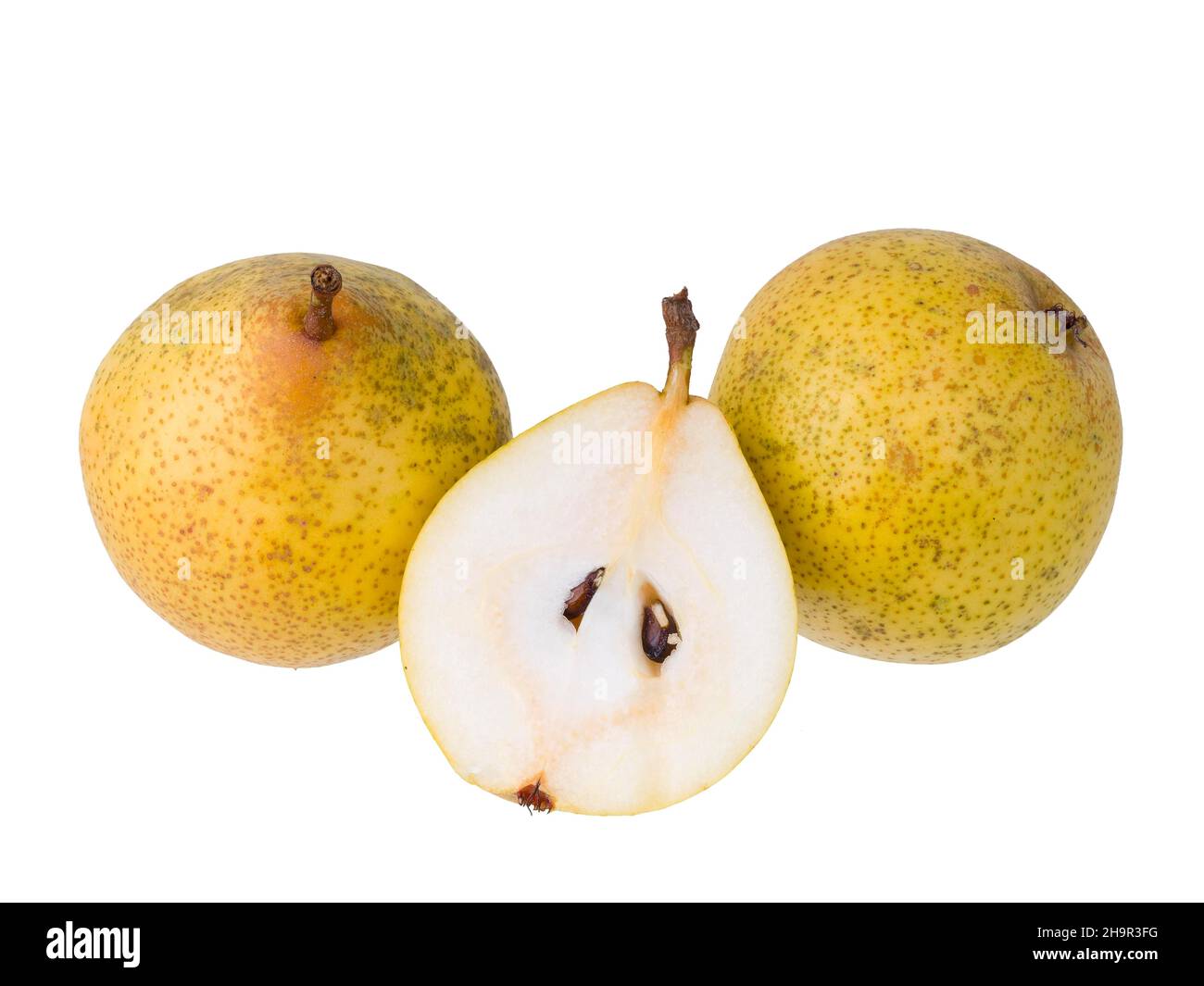 Pear variety Lemon pear, cutout Stock Photo - Alamy