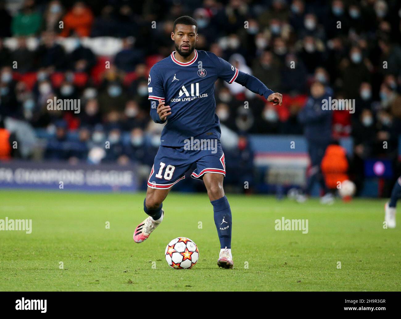 Georginio Wijnaldum of PSG during the UEFA Champions League, Group A ...