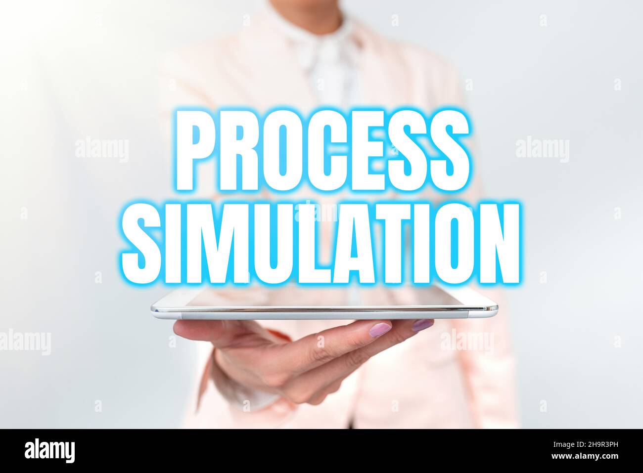 Sign displaying Process Simulation. Word Written on Technical ...