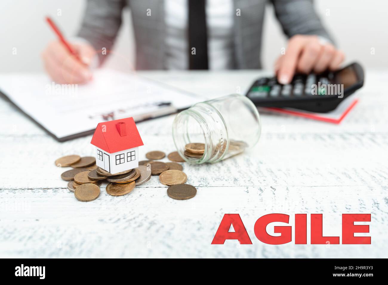 Text showing inspiration Agile. Word for particular approach to project ... Text showing inspiration Agile. Word for particular approach to project ...