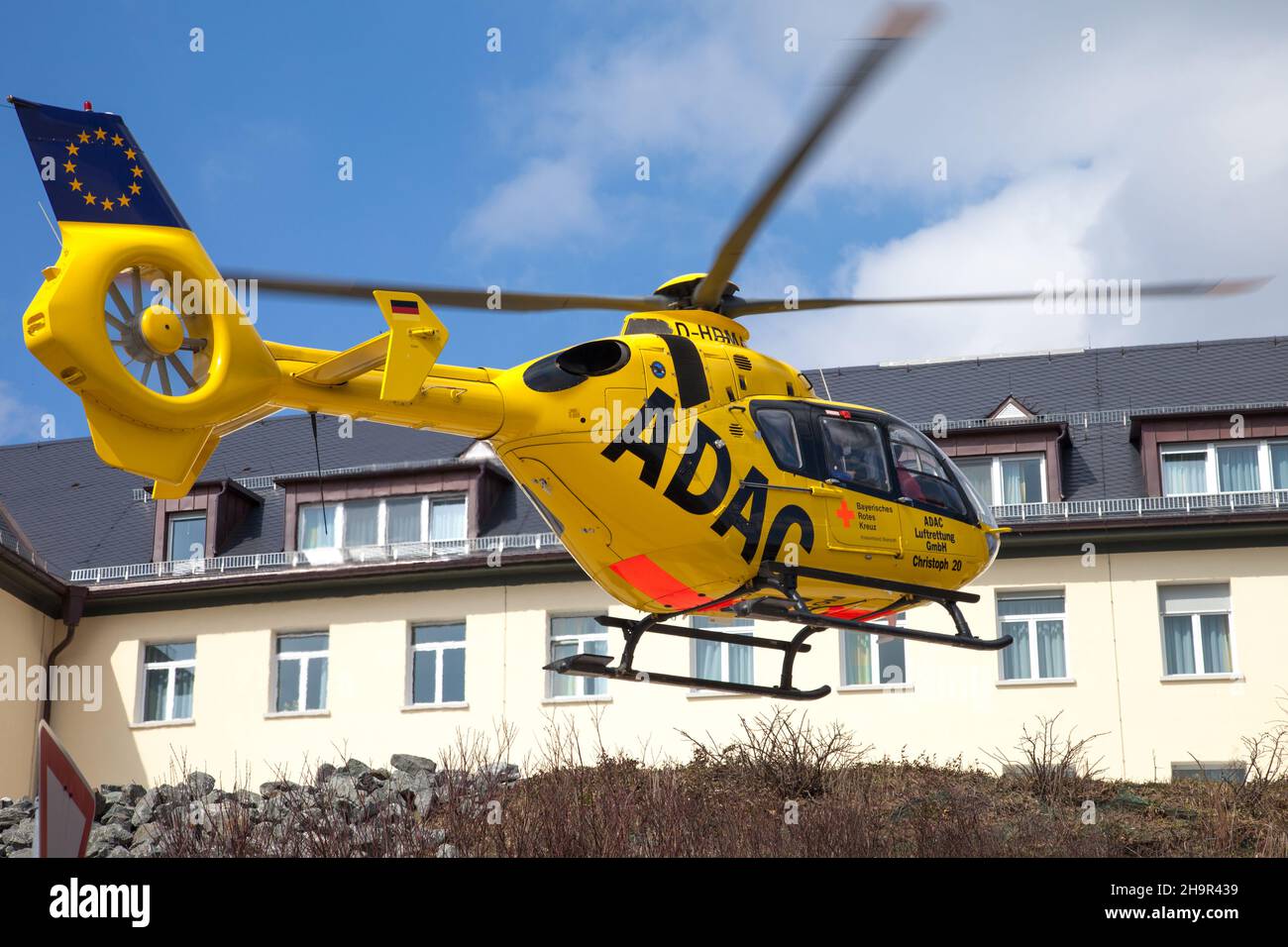 ADAC Rescue Helicopter Stock Photo - Alamy