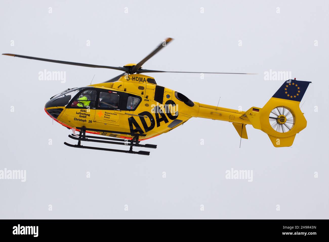 ADAC Rescue Helicopter Stock Photo - Alamy