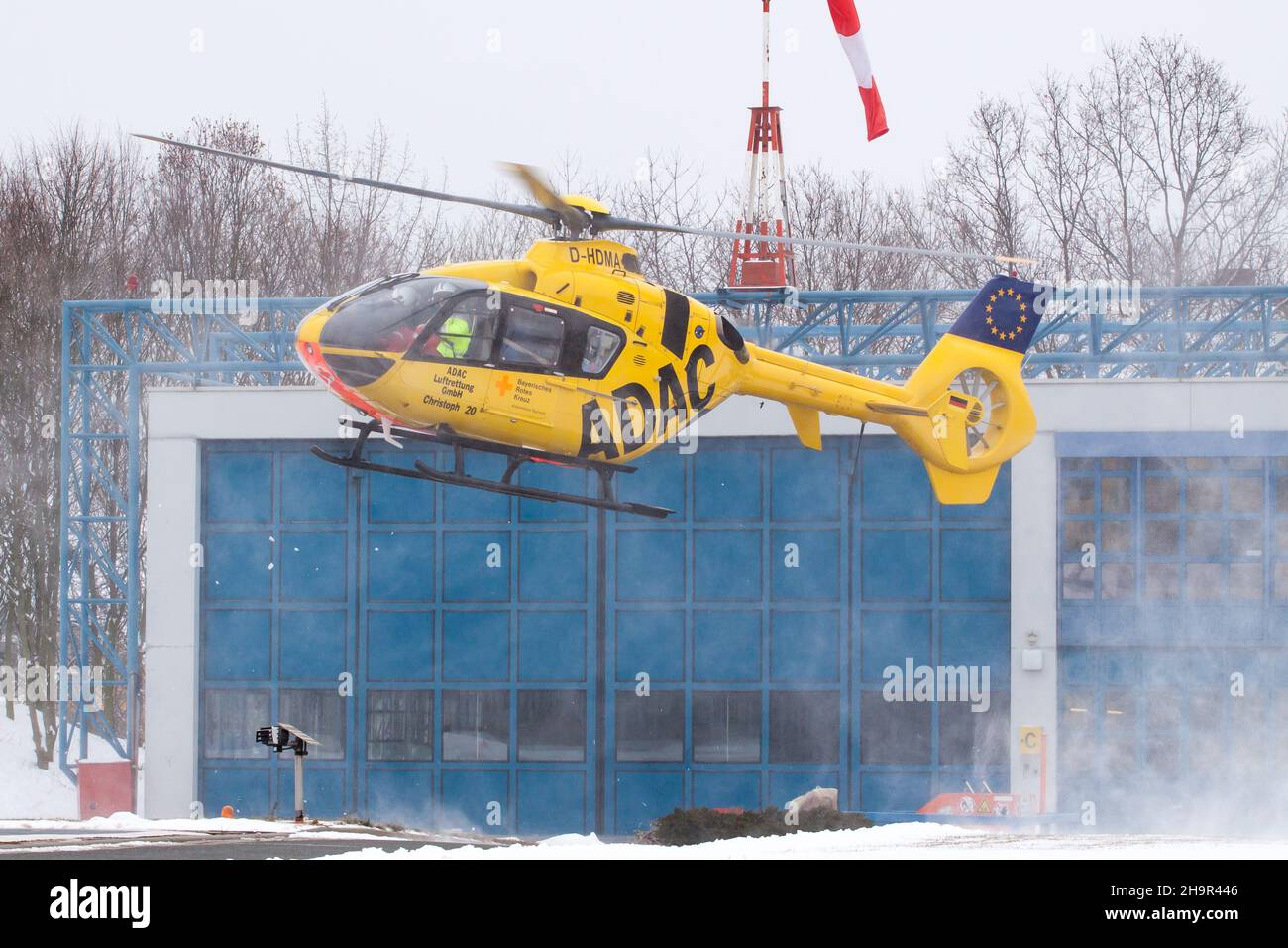 ADAC Rescue Helicopter Stock Photo - Alamy