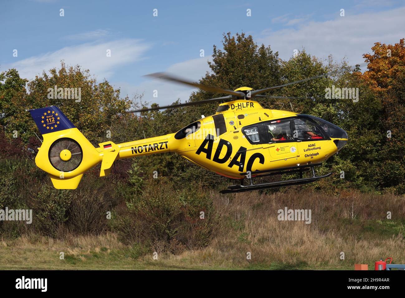 ADAC Rescue Helicopter Stock Photo - Alamy