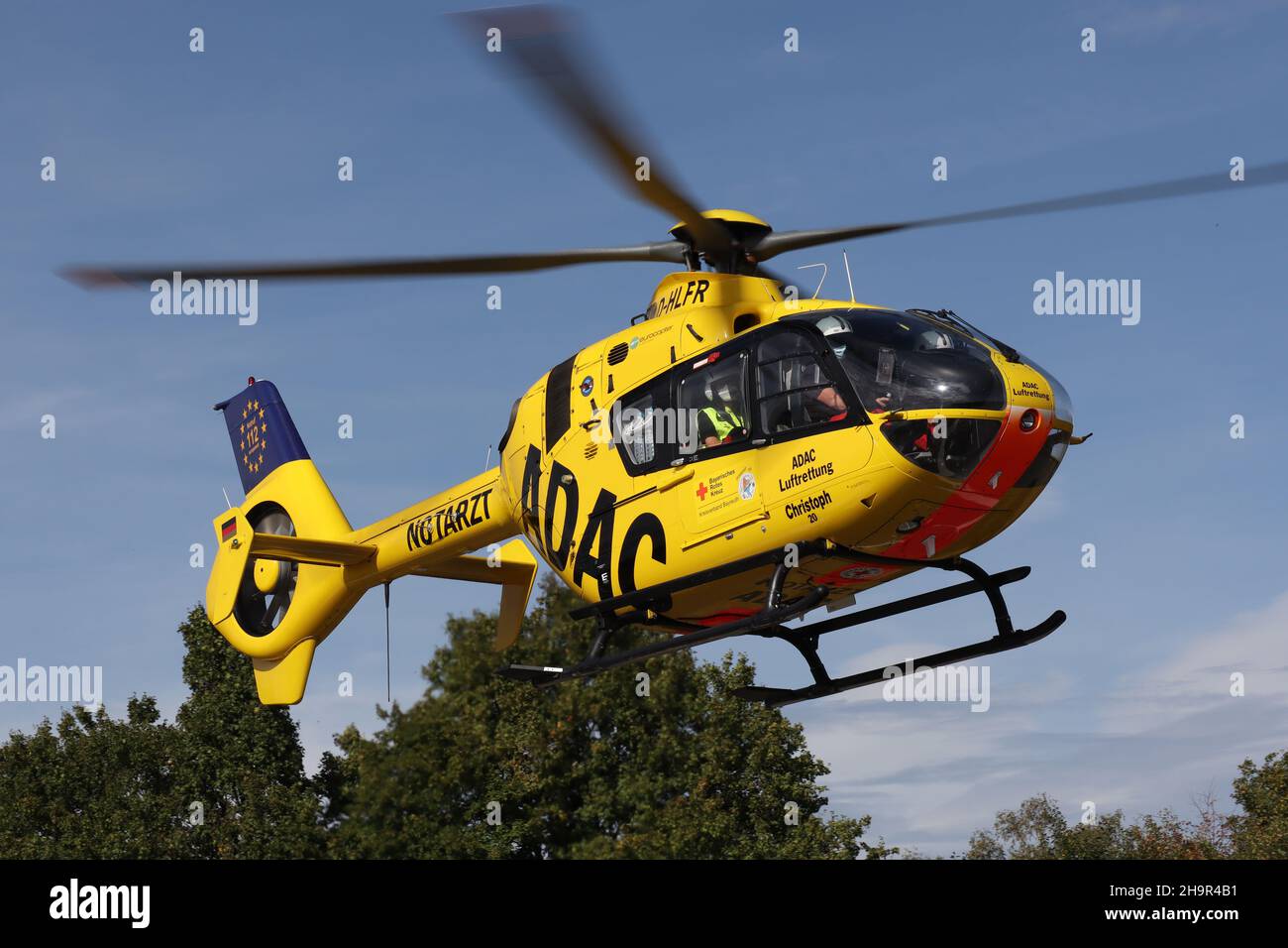 ADAC Rescue Helicopter Stock Photo - Alamy