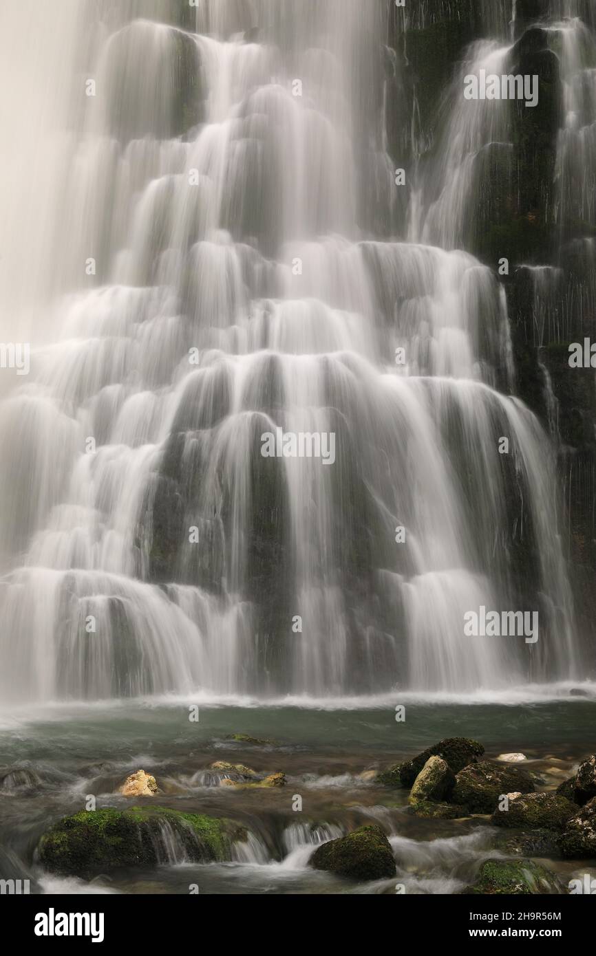 Golling Waterfall, Golling an der Salzach, Salzburg, Austria Stock ...