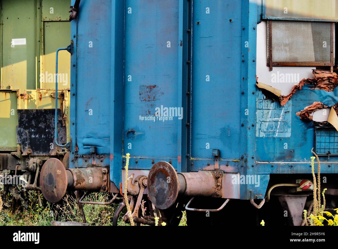 Former rail wagons hi-res stock photography and images - Alamy