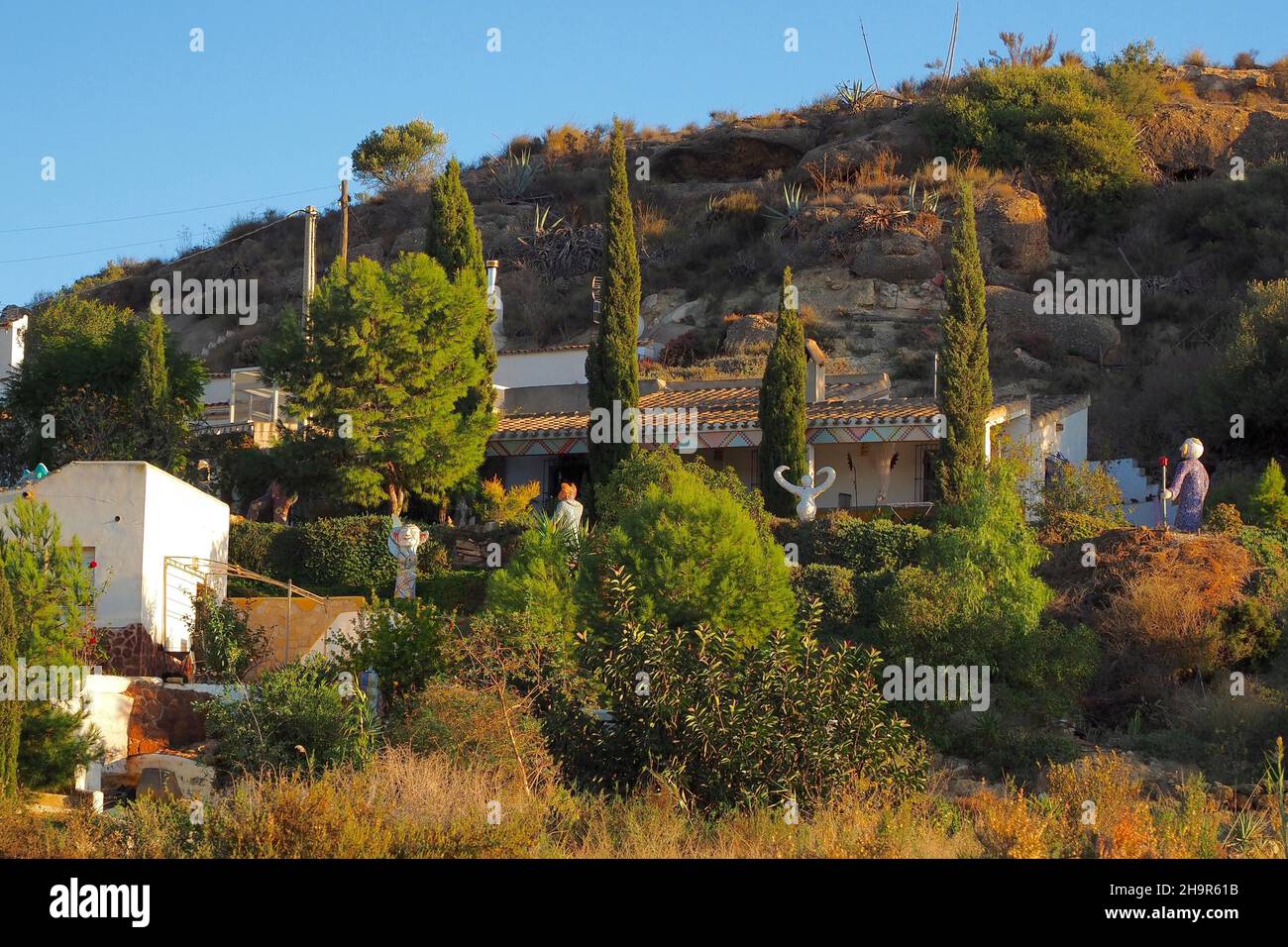 Garden of the Gods in Grima with 12 mosaic sculptures by mosaic artist ...