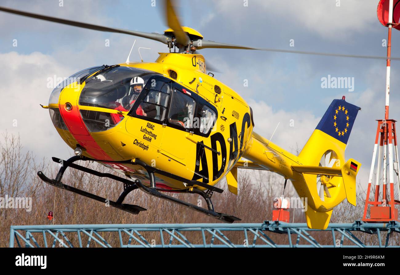ADAC Rescue Helicopter Stock Photo - Alamy
