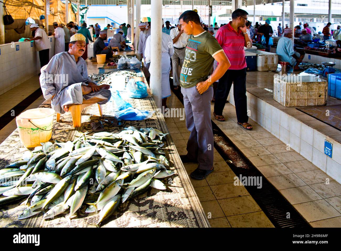 Mutrah Fish Market, Muscat, Oman Stock Photo - Alamy