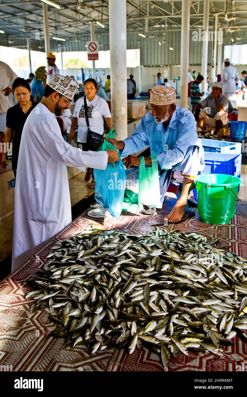 Mutrah Fish Market, Muscat, Oman Stock Photo - Alamy