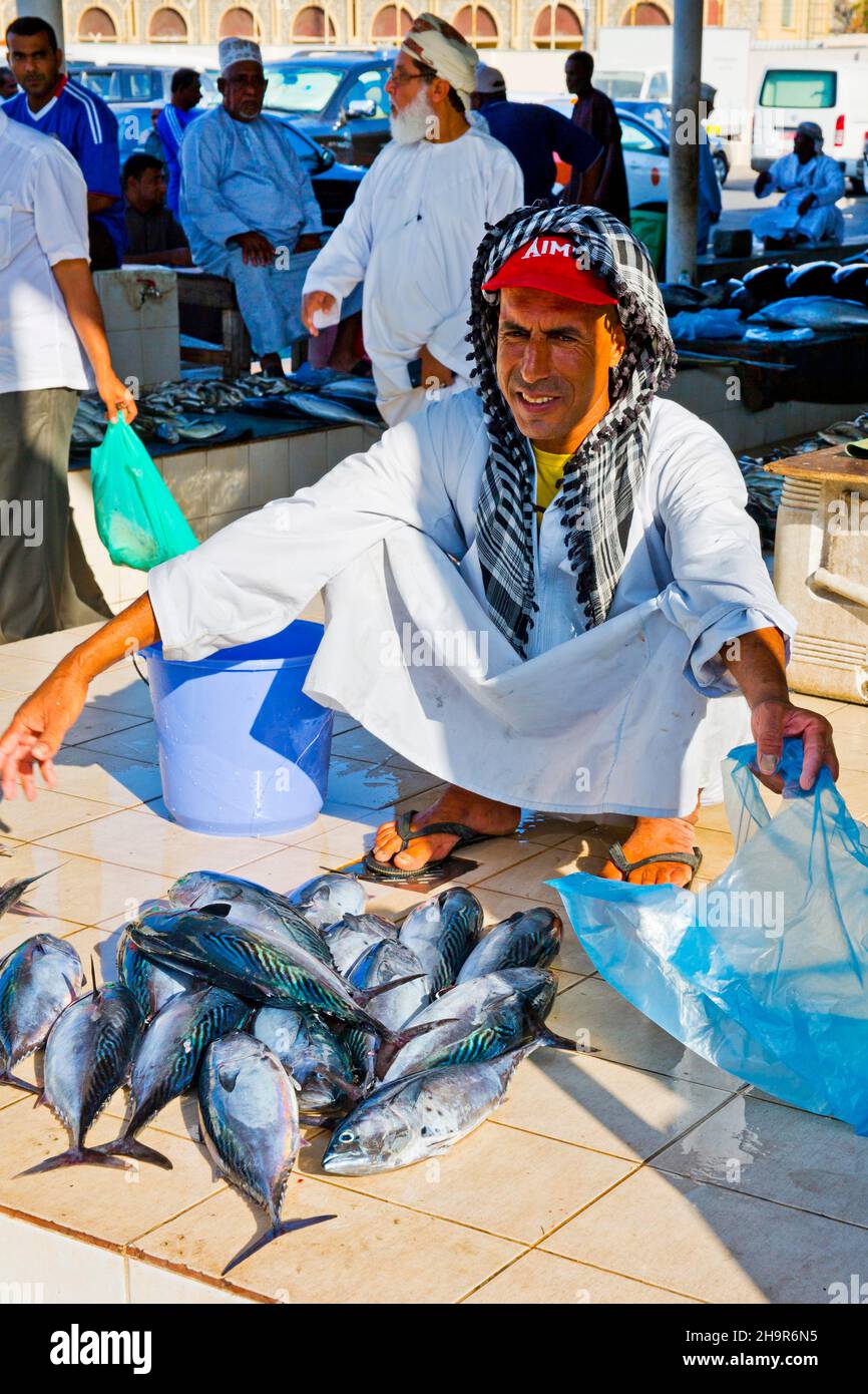 Mutrah Fish Market, Muscat, Oman Stock Photo - Alamy