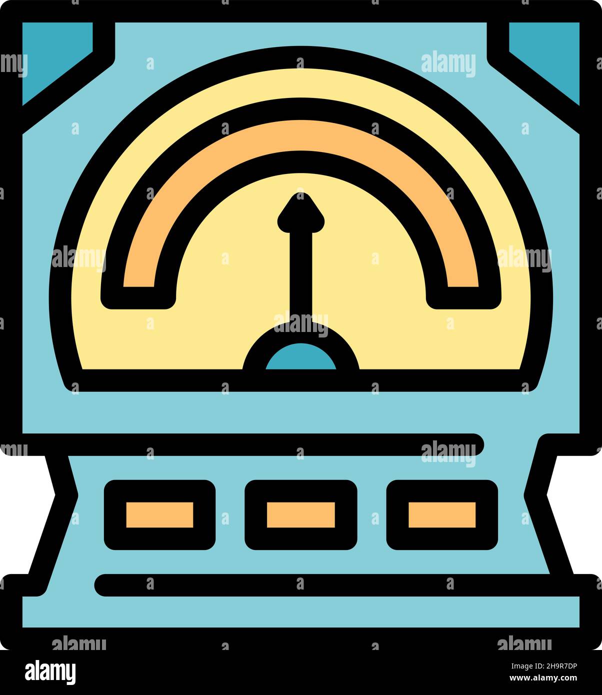 Linear voltage regulator icon. Outline linear voltage regulator vector ...
