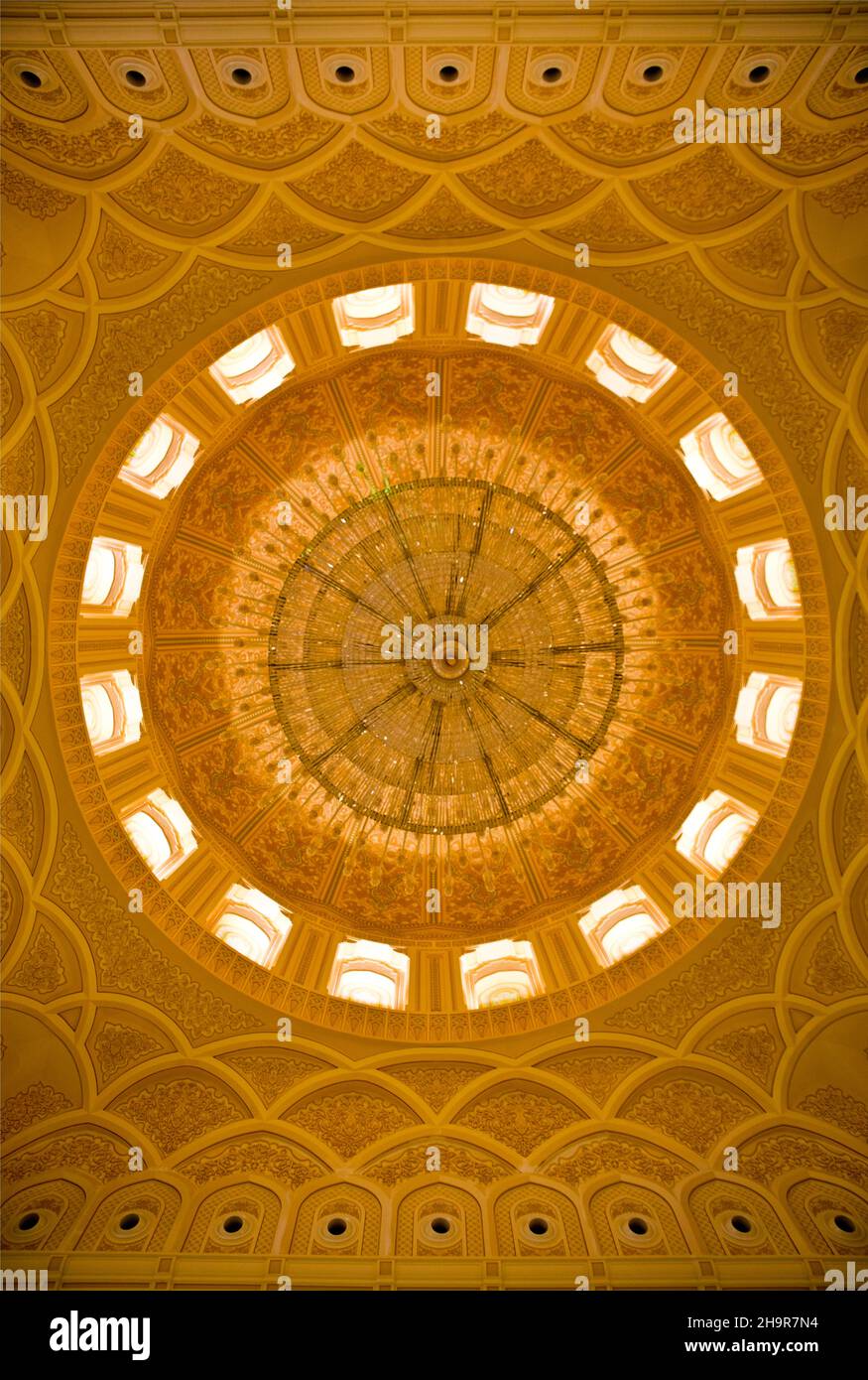 Dome Sultan Qaboos Mosque, Salalah, Salalah, Dhofar, Oman Stock Photo ...