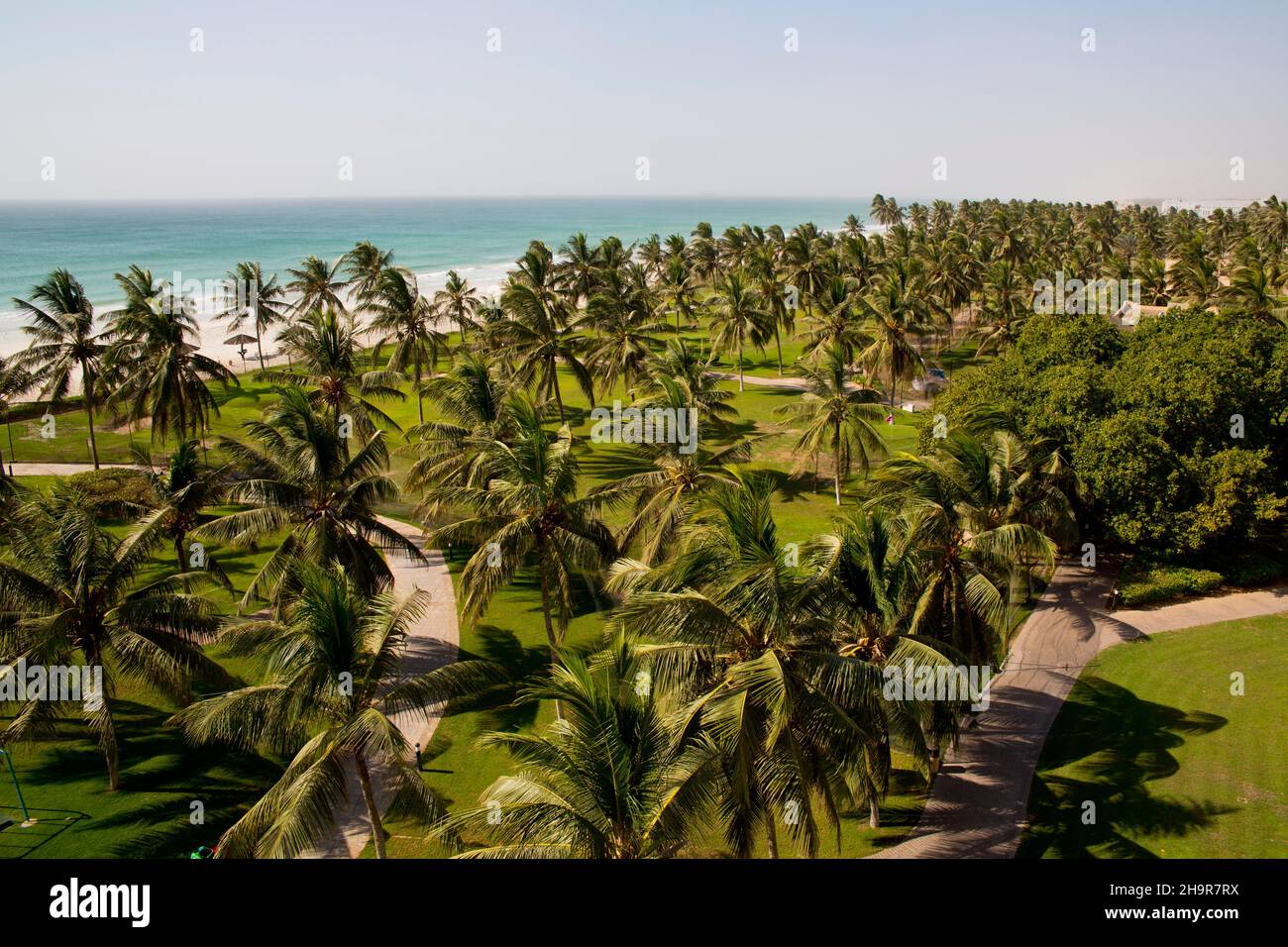 Beach at Cown Plaza, Salalah, Salalah, Dhofar, Oman Stock Photo - Alamy
