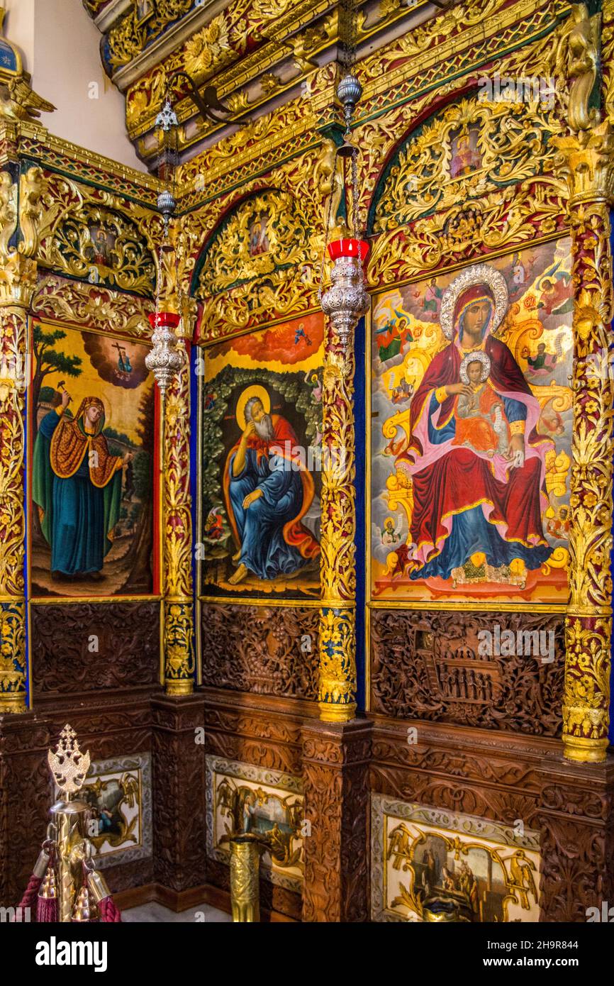Iconostasis and greece hi-res stock photography and images - Alamy