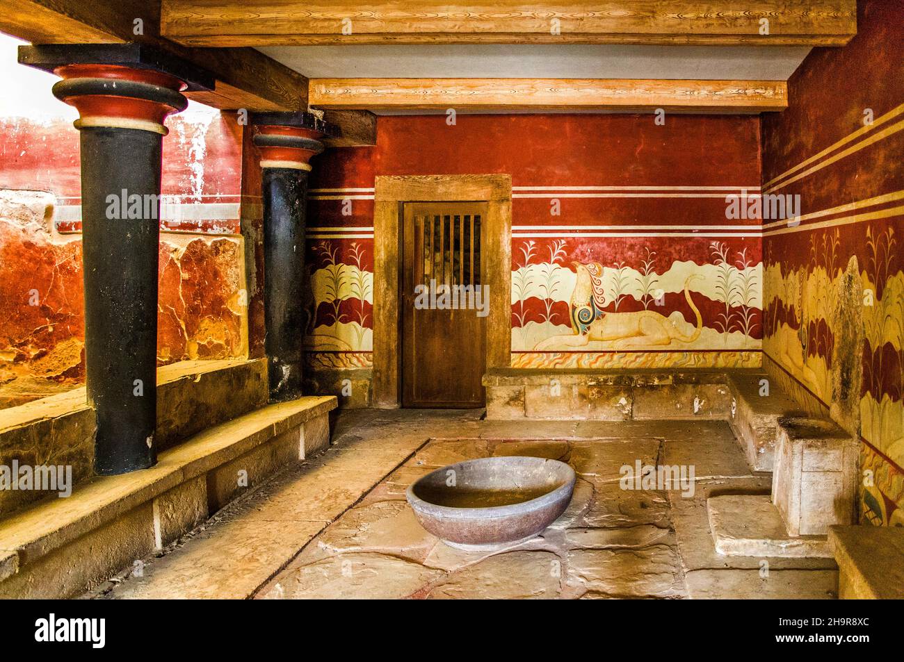 Palace Of King Minos Of Crete Island