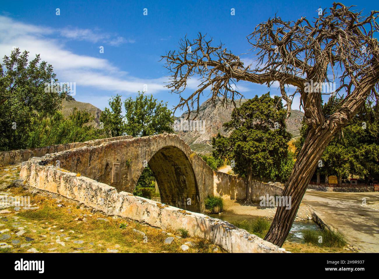 Venetian bridge, Ottoman building, Crete, Crete, Greece Stock Photo - Alamy