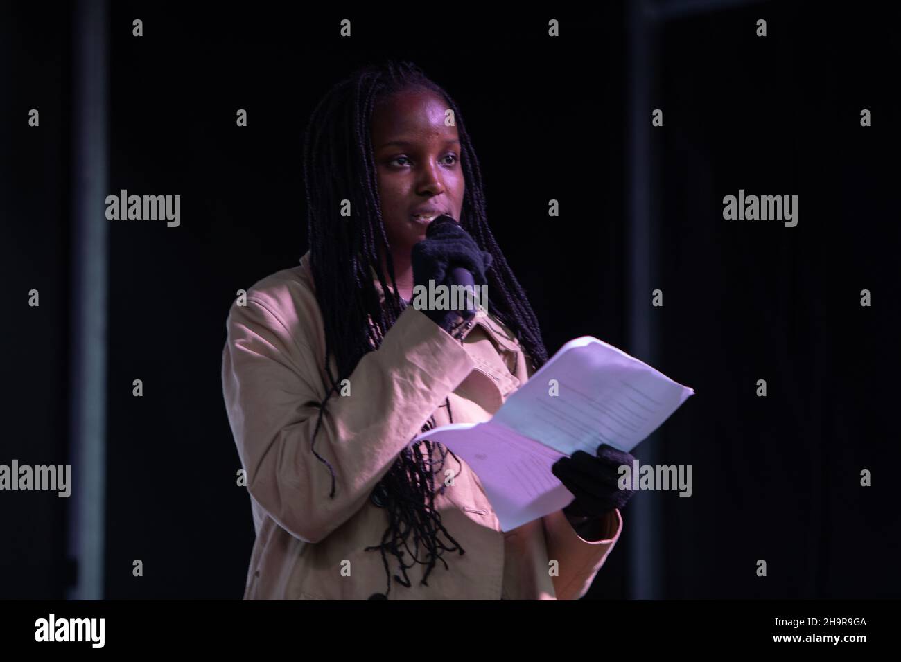 Ugandan climate activist Vanessa Nakate, Fridays For Future school ...