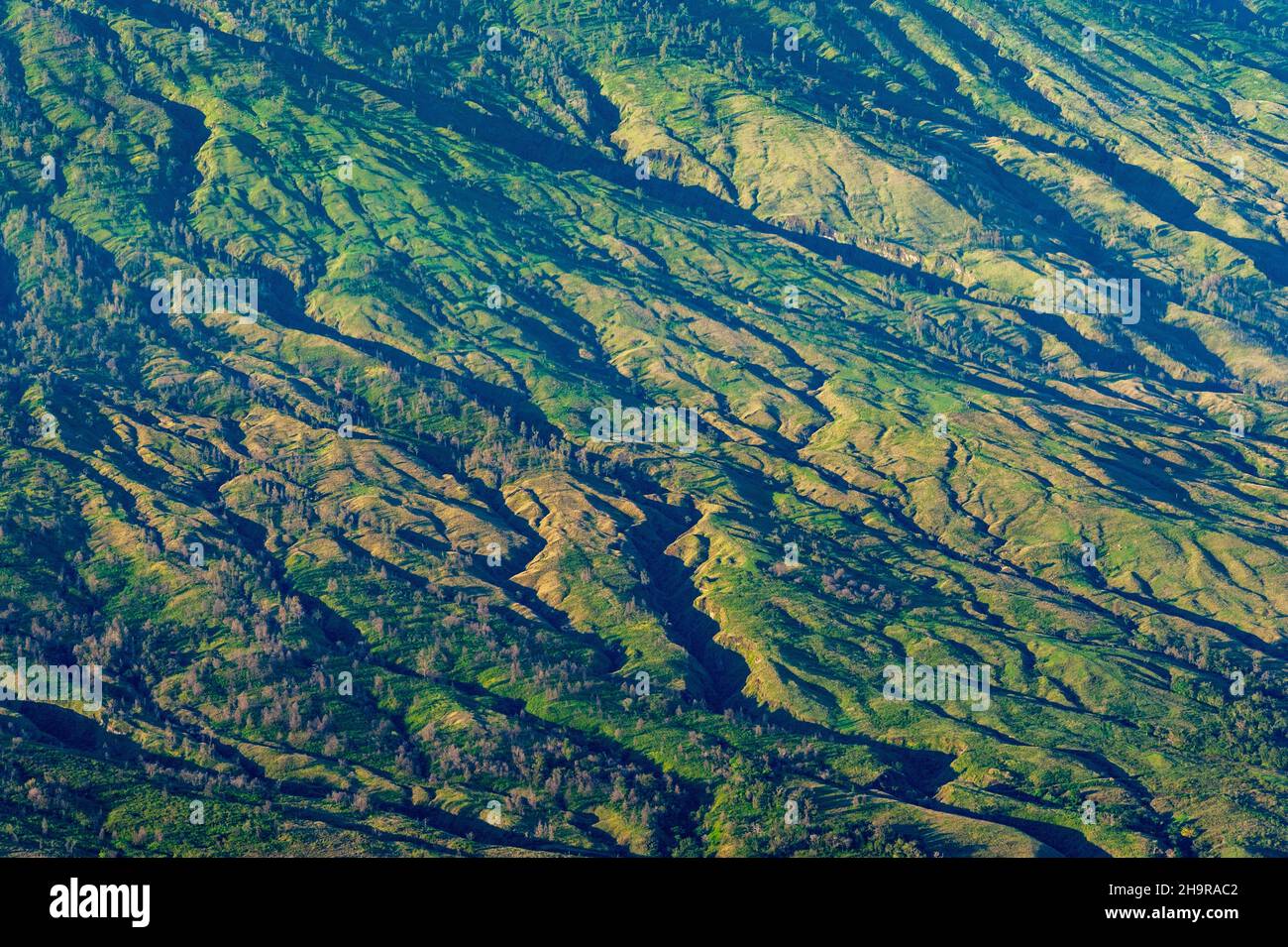Natural patterns on mountain side Stock Photo - Alamy