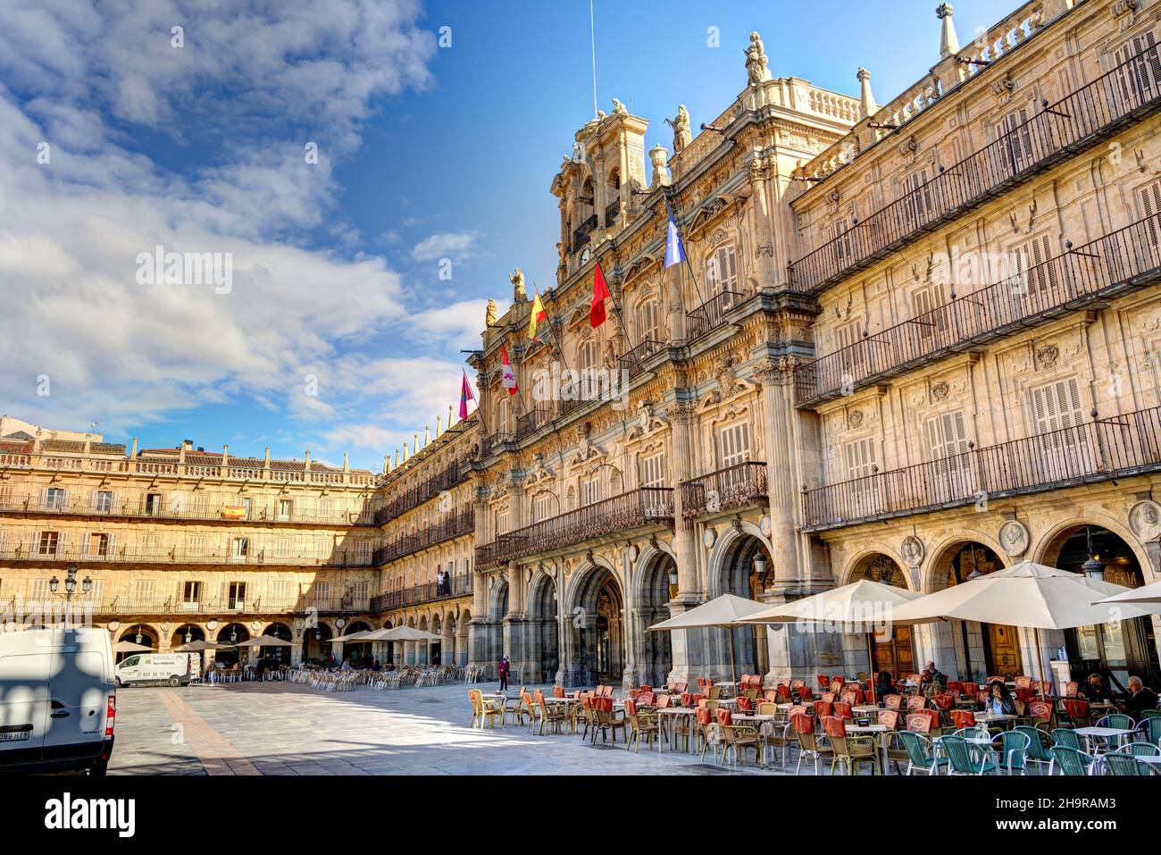 Salamanca historical center, HDR Image Stock Photo - Alamy
