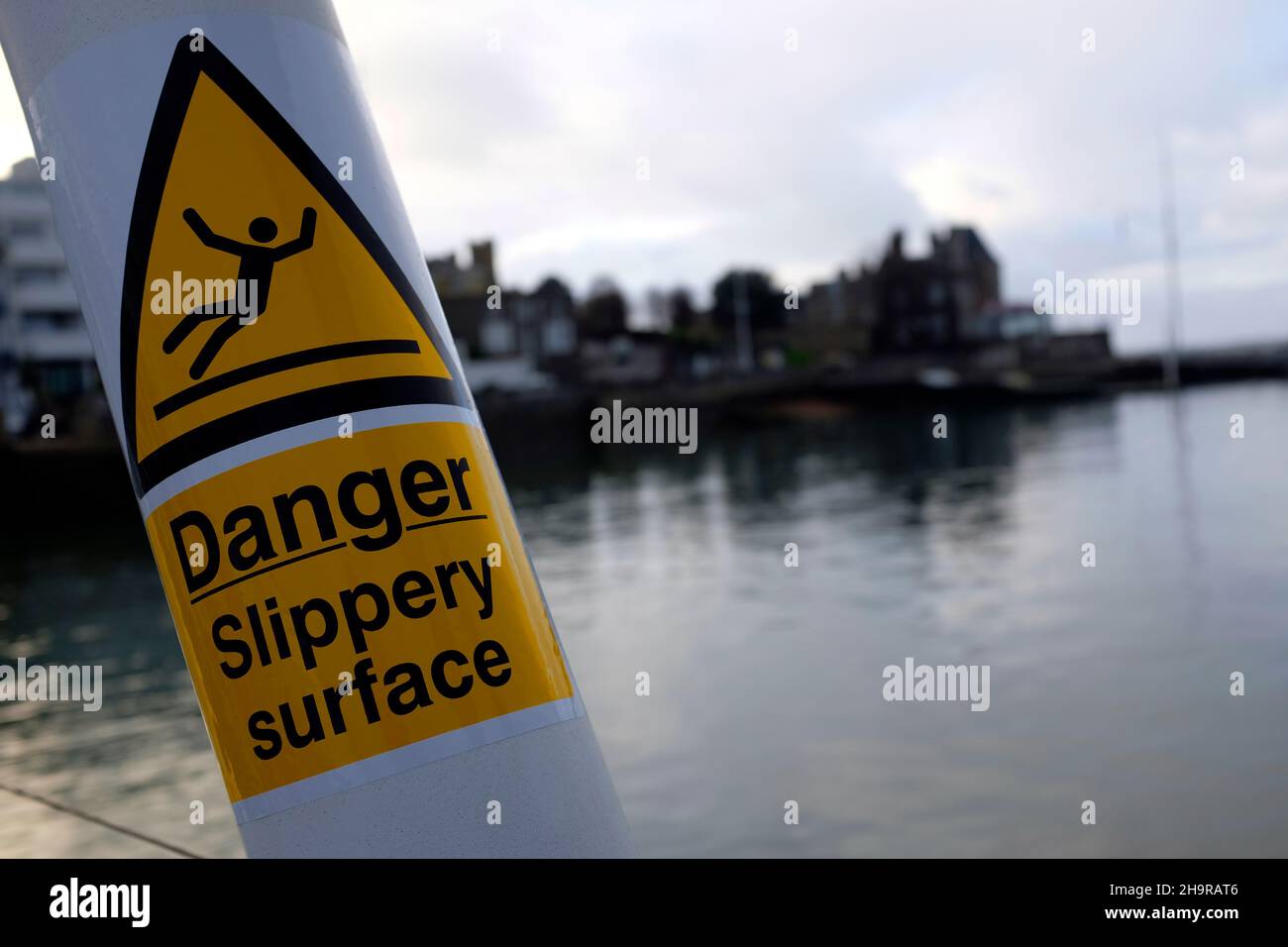 warning,sign,sea,beach,front,parade,Cowes,isle of Wight,England,UK ...