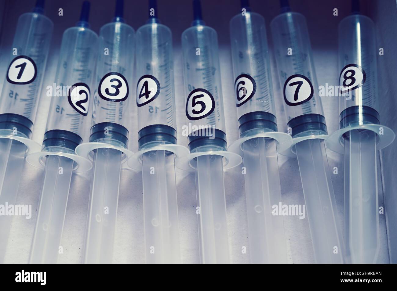 Oral syringes hi-res stock photography and images - Alamy