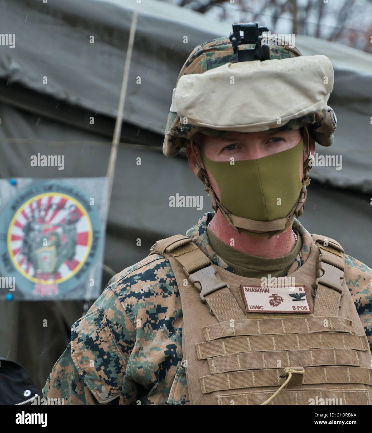 Shikama, Ohira, Taiwa, Japan. 08th Dec, 2021. Commanding officer of 4th ...