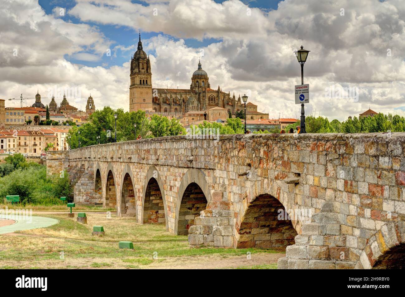 Salamanca historical center, HDR Image Stock Photo - Alamy