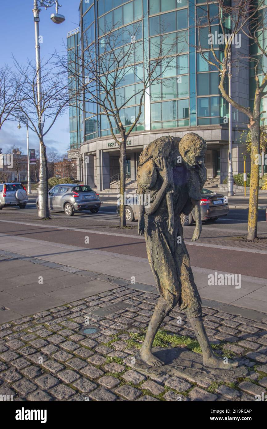 Memorial to the Great Famine Victims in Dublin, Ireland’s Great Famine ...